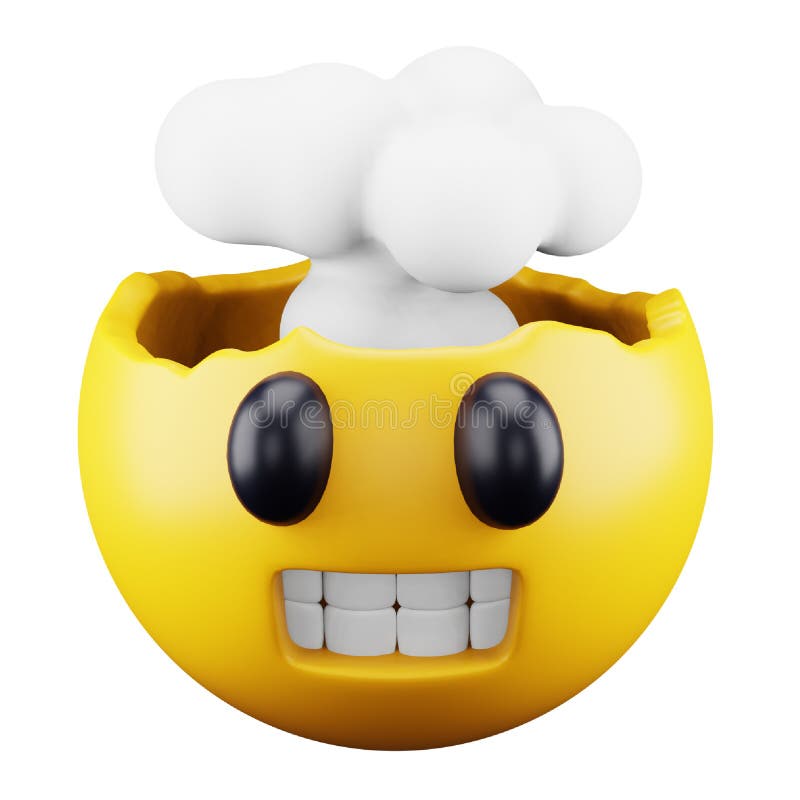 Angry Emoji Face 3d Rendering Isometric Icon. Stock Vector ...
