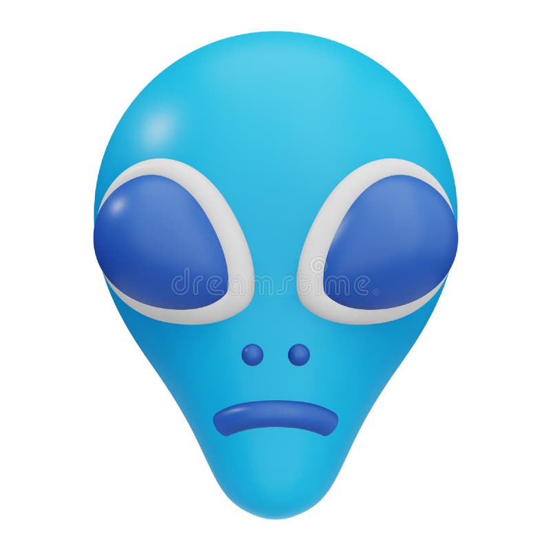 Alien 3d Rendering Isometric Icons. Stock Vector - Illustration of ...