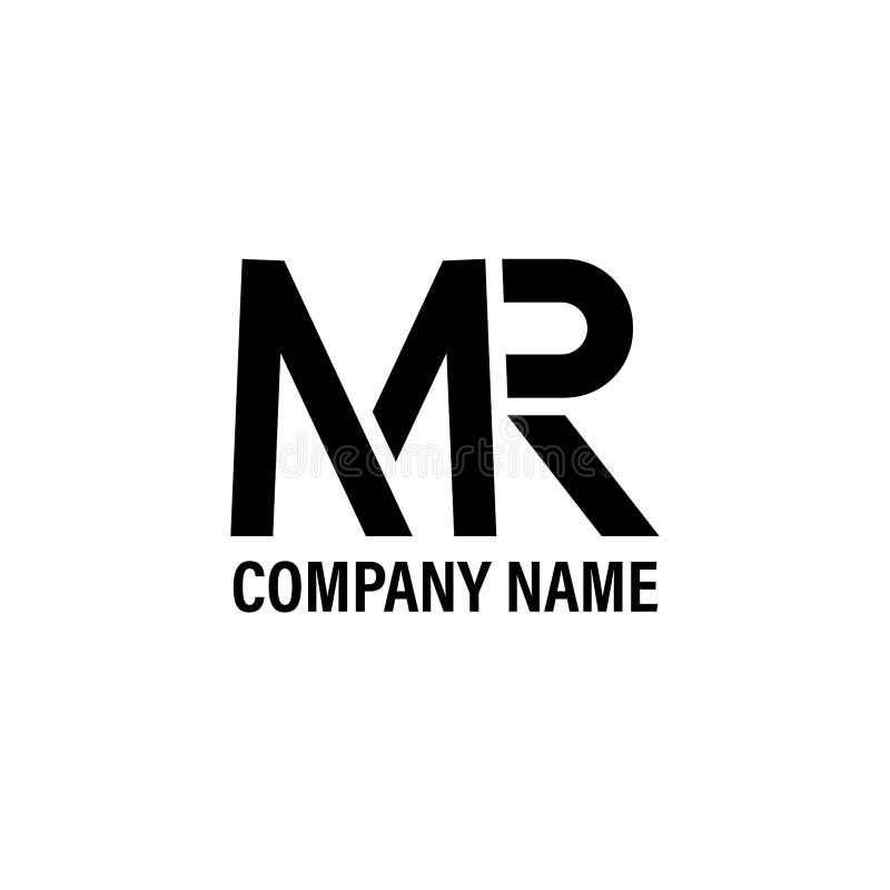 Lettering MR Design Logo Vector Stock Vector - Illustration of template ...
