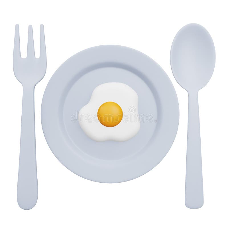 Restaurant Breakfast 3d Rendering Isometric Icon. Stock Vector ...