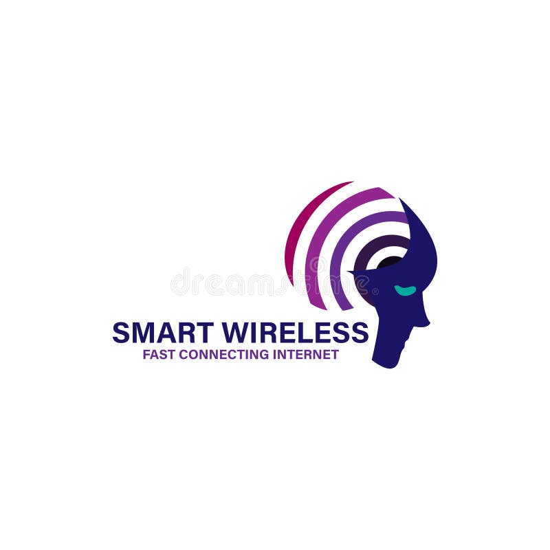 Smart Wireless Illustration Design Vector. Stock Vector - Illustration ...