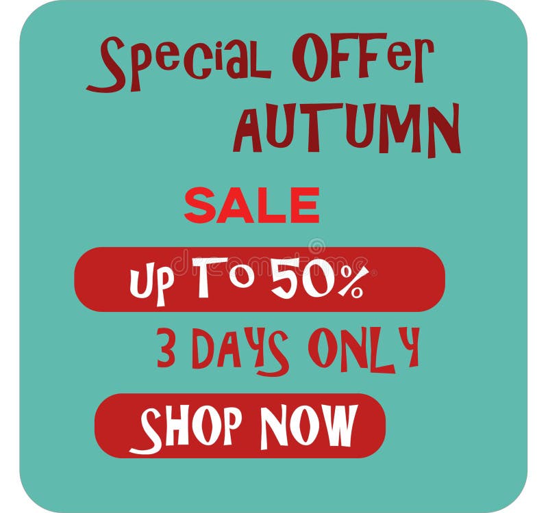 Special offer shop now 50 stock illustration. Illustration of sale ...