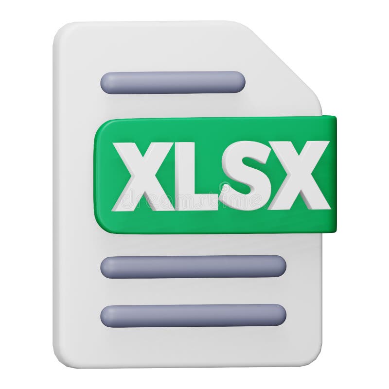 Xlsx Stock Illustrations – 264 Xlsx Stock Illustrations, Vectors ...