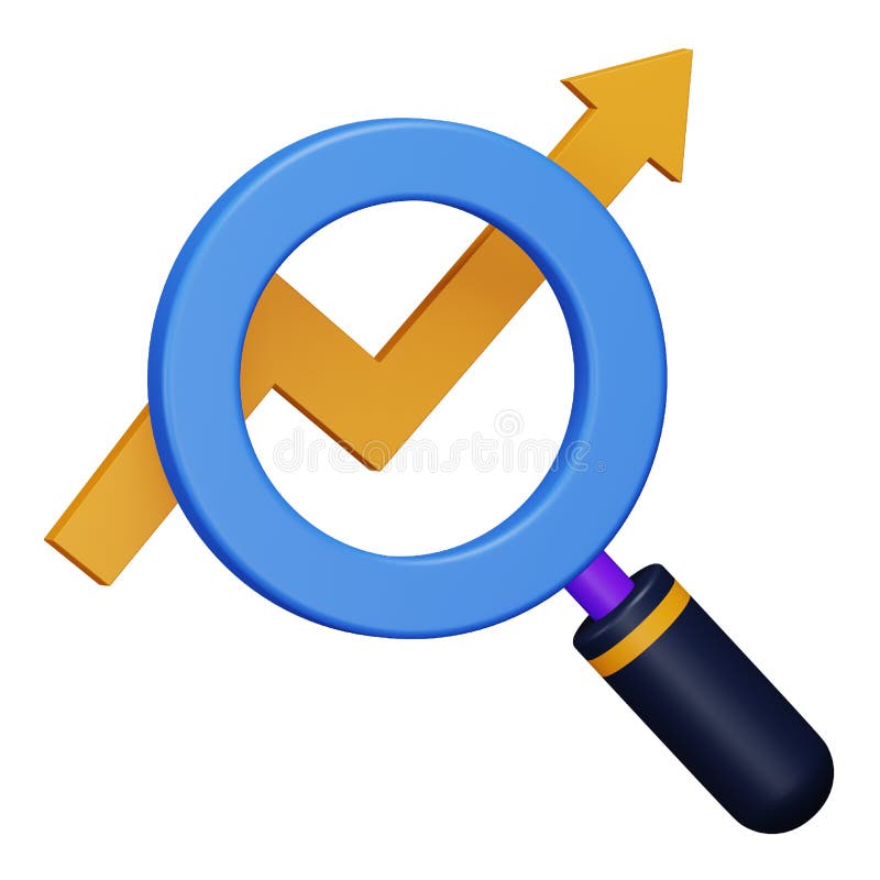 3d Rendering Monitoring Icon on Transparent Background Stock ...