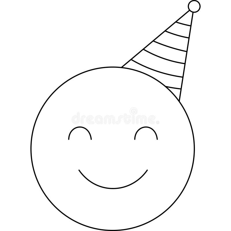 Smiley Party Which Can Easily Modify or Edit Stock Vector ...