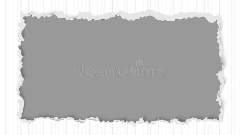Set of Minimal Paper Ripped Design Template Stock Vector - Illustration ...