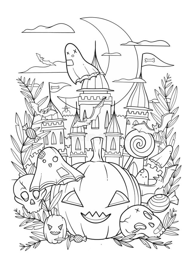 Coloring Pages for Kids of Astronauts in Outer Space Stock Vector ...