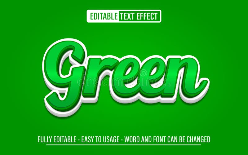 Editable Green Word Stock Illustrations – 1,338 Editable Green Word ...