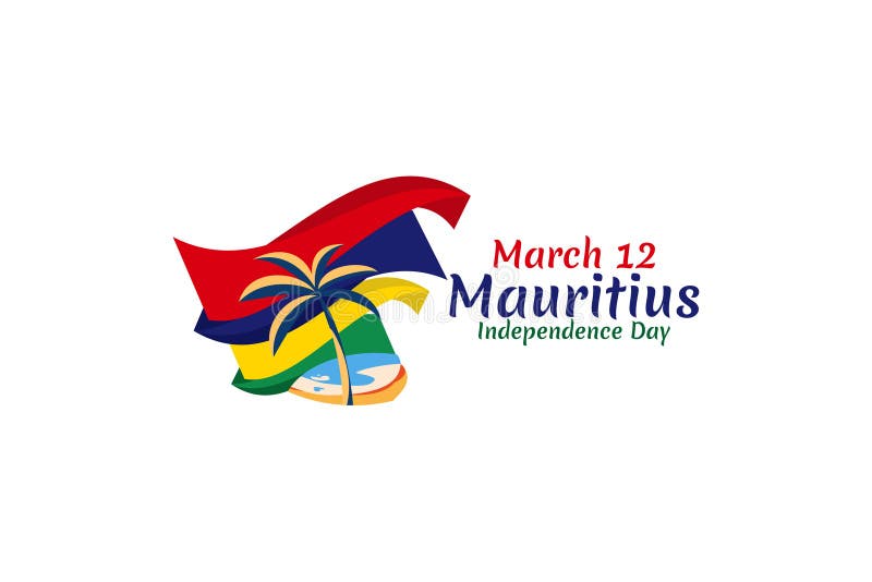 March 12, Independence Day of Mauritius Stock Vector - Illustration of ...