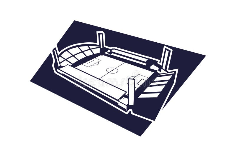 Simple Football Stadium Icon, Sport Icon, Flat, Football Stadium Vector ...