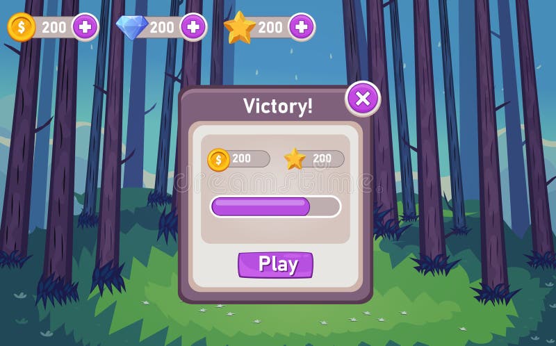 List of Mobile Games , Ui - Ux Stock Vector - Illustration of ...