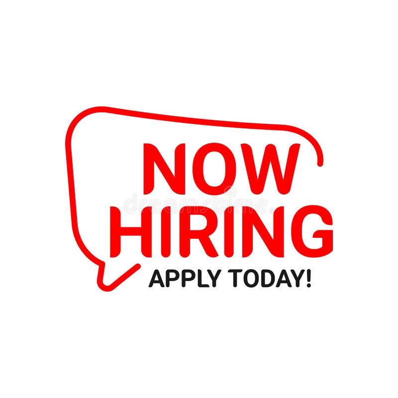 Now Hiring Sign. Now Hiring Banner. we Re Hiring Stock Vector ...
