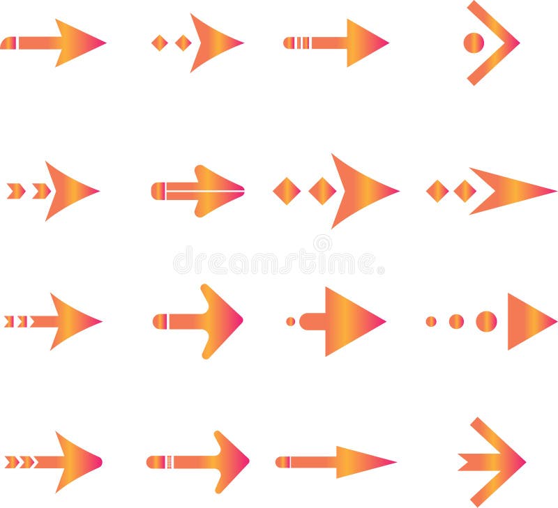 Bold Arrow Set Stock Illustrations – 3,430 Bold Arrow Set Stock ...