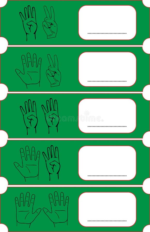 Children Counting Finger Stock Illustrations – 211 Children Counting ...