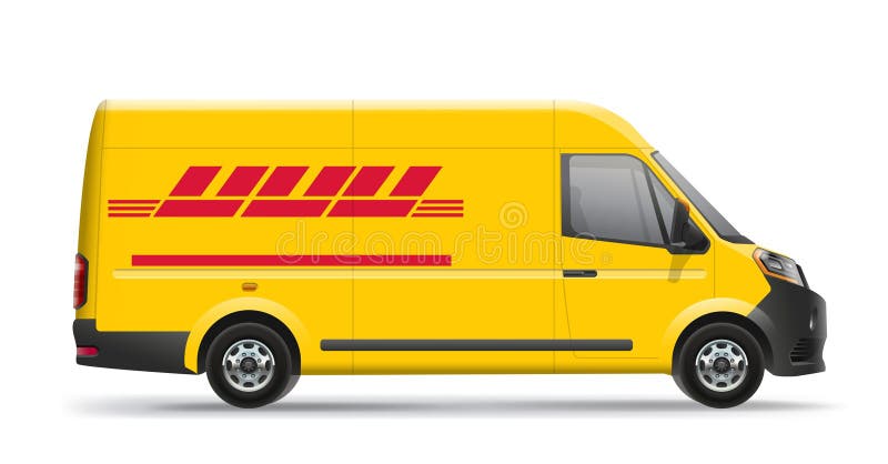 Yellow Van Car Art Design Vector Template Stock Vector - Illustration ...