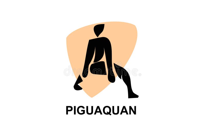 Piguaquan (chop-hanging Fist) Sport Vector Line Icon. Stock Vector ...