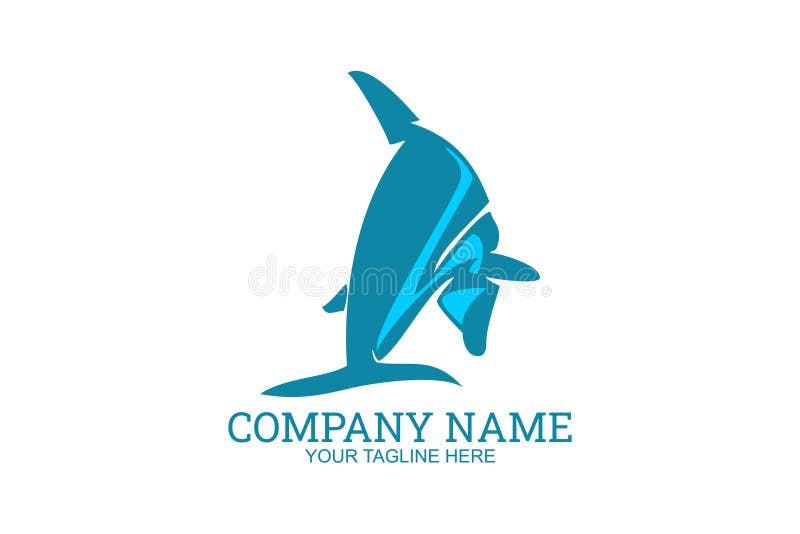 Dolphin Animal Company Logo Vector Illustration. Stock Vector ...