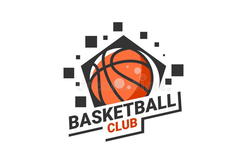 Basketball Club Sign Badge. Basketball Logo with Shield Background ...