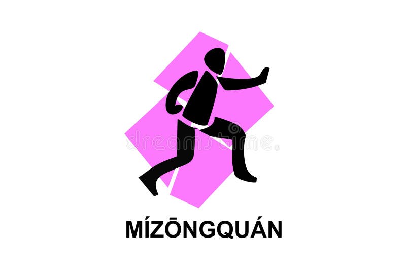 Mizongquan (Lost Track Fist) Sport Vector Line Icon. Stock Vector ...