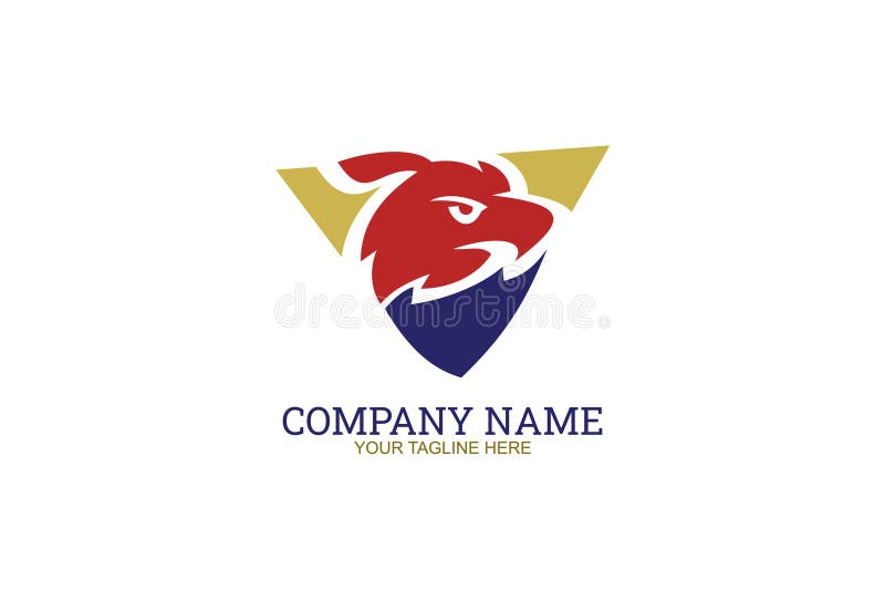Javan Eagle Company Logo Vector Illustration. Stock Vector ...