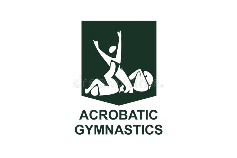 Acrobatic Gymnastic Sport Vector Line Icon. Practice Gymnastic Stock ...