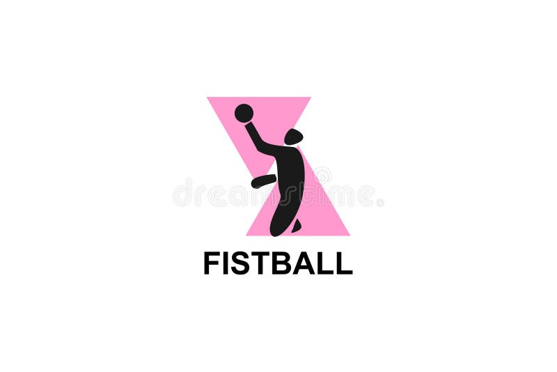 Fistball Sport Vector Line Icon. Stock Vector - Illustration of playing ...