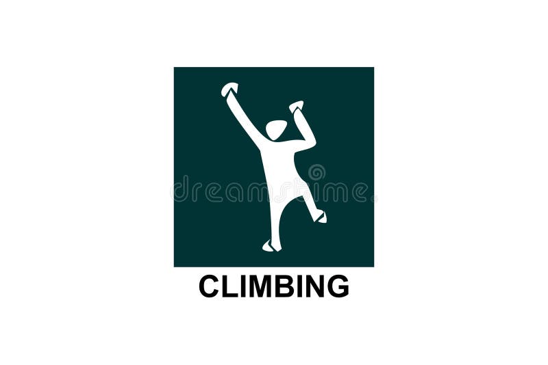 Sport Climbing Sport Vector Line Icon. Practice Climbing Stock Vector ...