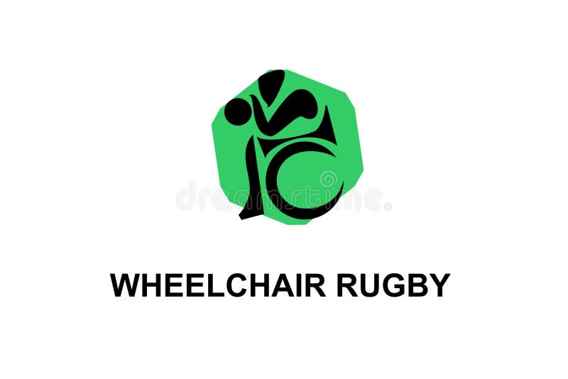 Wheelchair Rugby White Linear Icon for Dark Theme Stock Vector ...