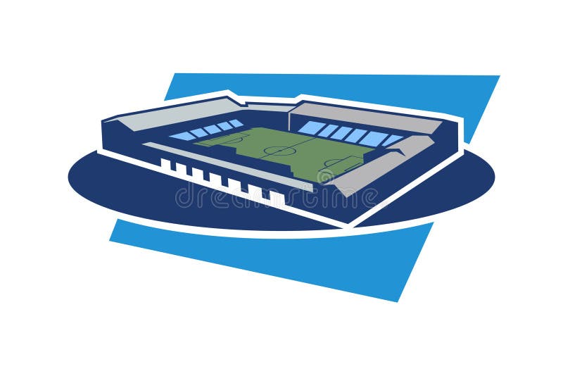 Simple Football Stadium Icon, Sport Icon, Flat, Football Stadium Vector ...