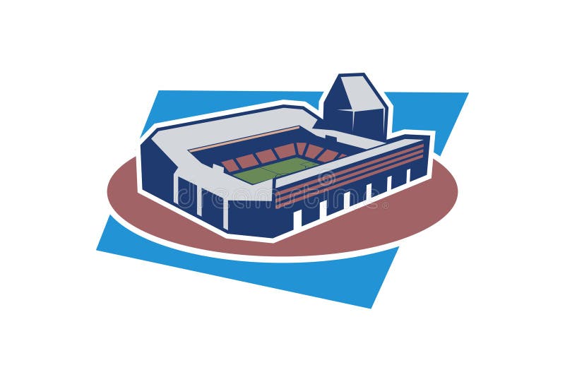 Simple Football Stadium Icon, Sport Icon, Flat, Football Stadium Vector ...