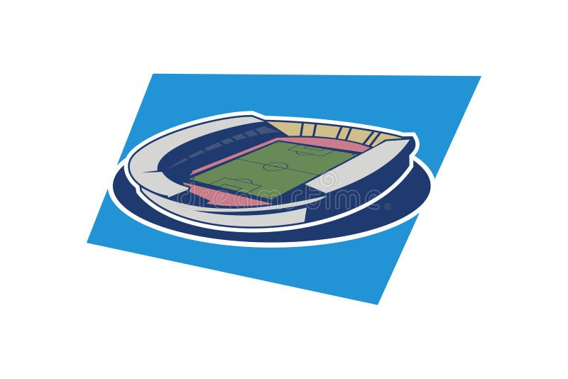 Simple Football Stadium Icon, Sport Icon, Flat, Football Stadium Vector ...