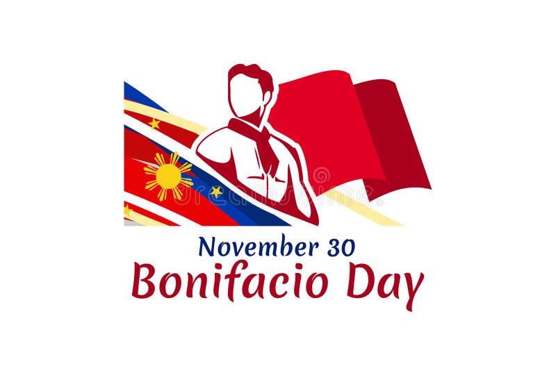November 30, Happy Bonifacio Day Vector Illustration. Stock Vector ...