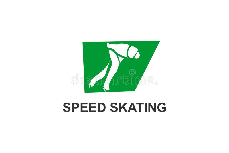 Speed Skating Vector Line Icon. Skate on Ice, Practice Speed Skating ...