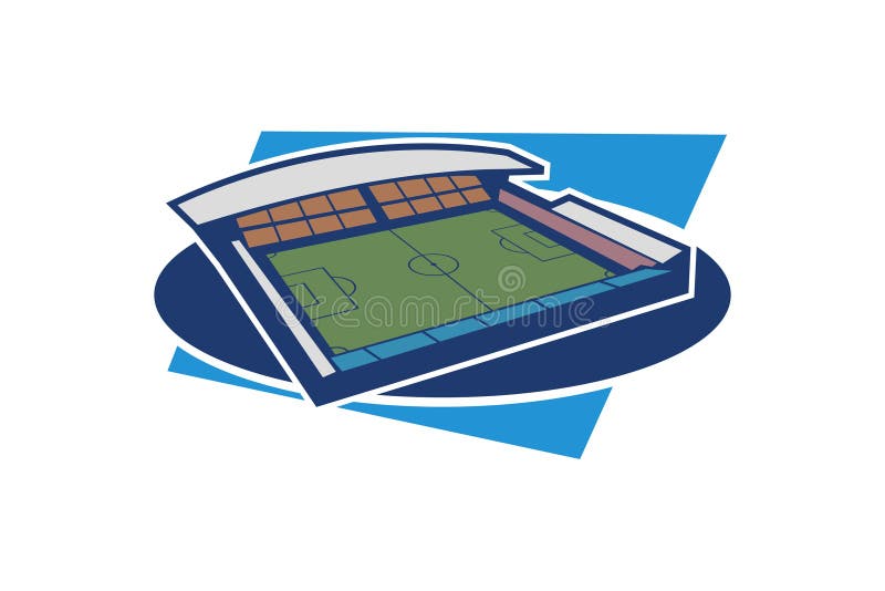 Simple Football Stadium Icon, Sport Icon, Flat, Football Stadium Vector ...