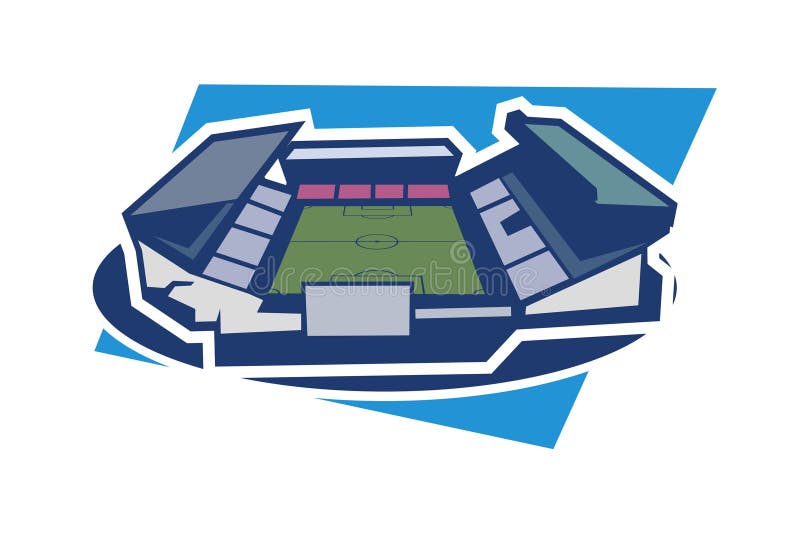 Simple Football Stadium Icon, Sport Icon, Flat, Football Stadium Vector ...