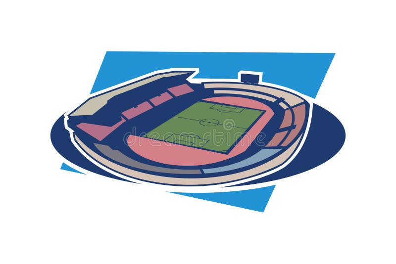 Simple Football Stadium Icon, Sport Icon, Flat, Football Stadium Vector ...