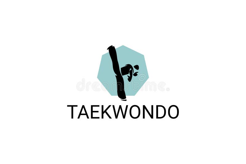 Taekwondo Sport Vector Line Icon. Sportsman, Fighting Stance Stock ...