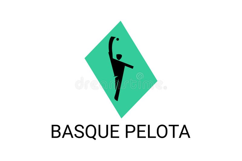 Basque Pelota Vector Line Icon. Playing Basque Pelota Stock Vector ...