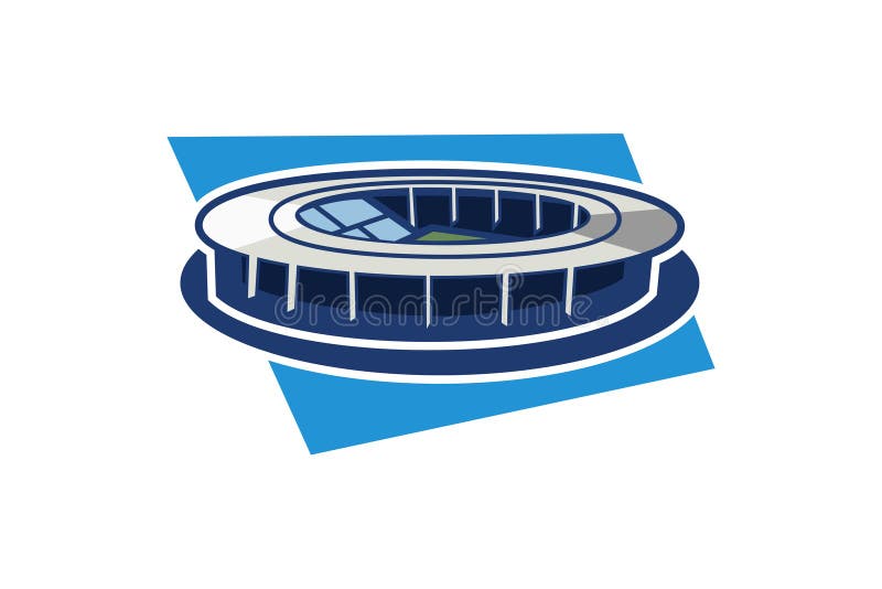 Simple Football Stadium Icon, Sport Icon, Flat, Football Stadium Vector ...