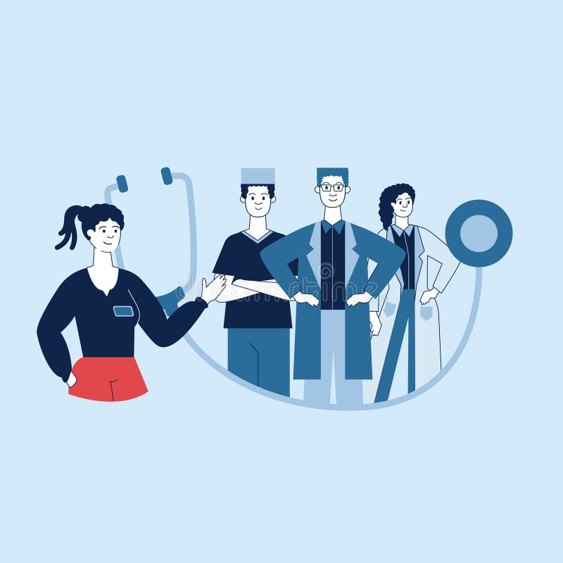 Health Department Medical Team Illustrative Design for Emergency ...