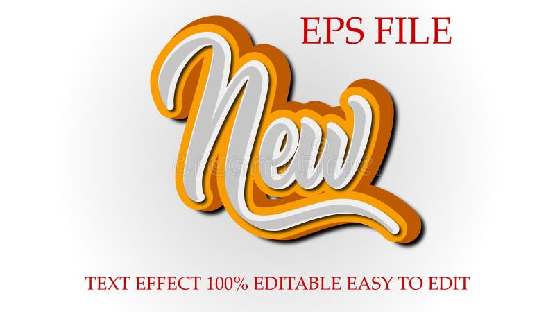 New Text Effect Jpeg File Digital Download Stock Illustration ...
