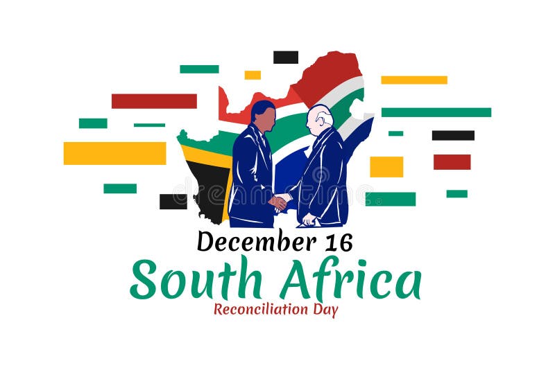 December 16, Reconciliation Day of South Africa Vector Illustration ...