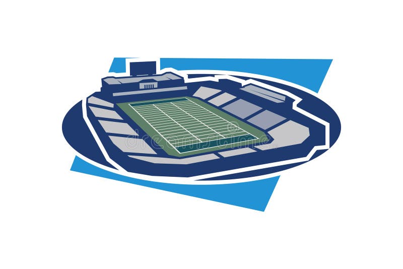 Simple American Football Stadium Icon, Sport Icon, Flat, Football ...