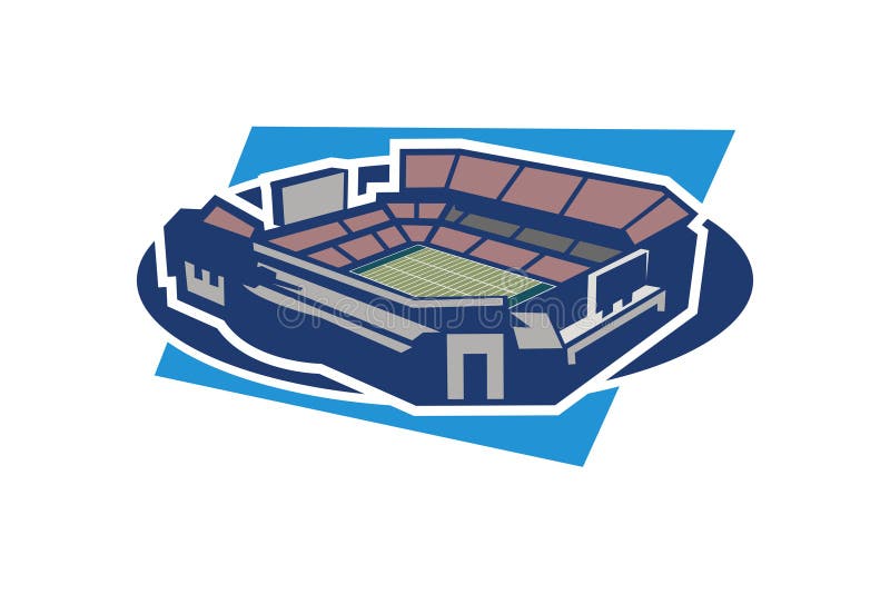 Simple American Football Stadium Icon, Sport Icon, Flat, Football ...