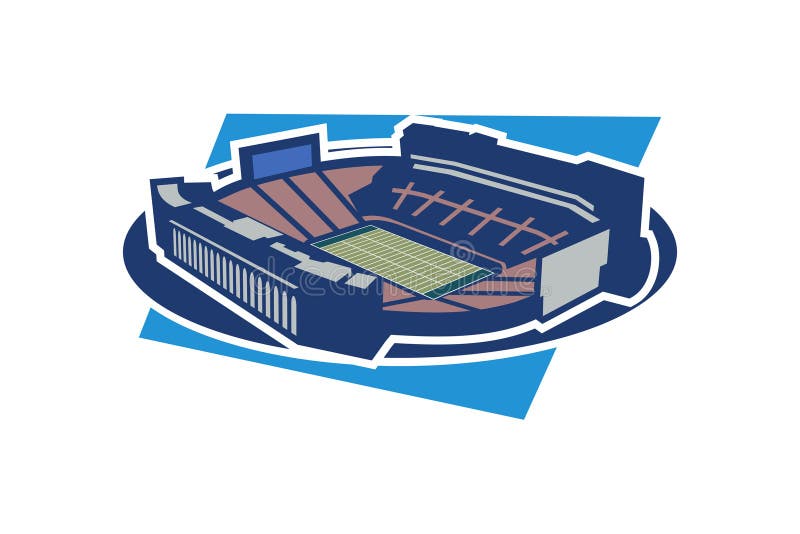 Simple American Football Stadium Icon, Sport Icon, Flat, Football ...
