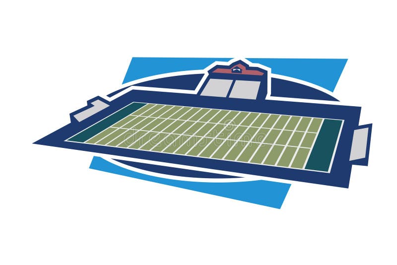 Simple American Football Stadium Icon, Sport Icon, Flat, Football ...