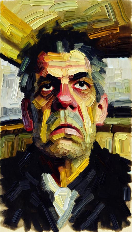 A Tired and Depressed Taxi Driver Stock Illustration - Illustration of ...