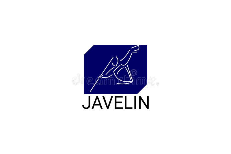 Javelin Throw Sport Vector Line Icon. Javelin Throw Stance Stock Vector ...