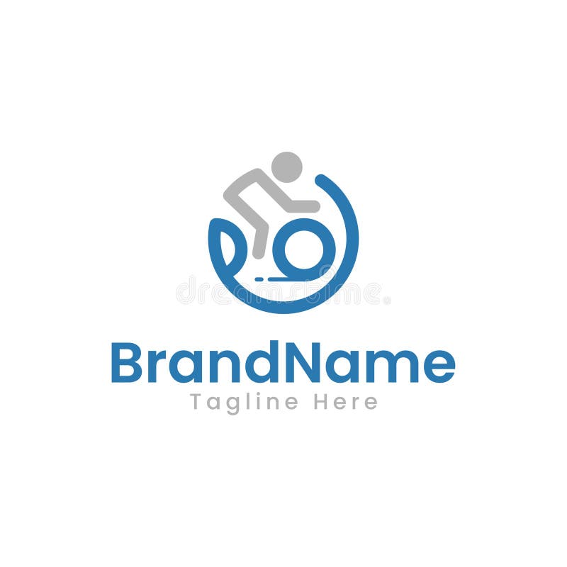Logo People Bike Work Suistable for Business Technology Bike Service ...