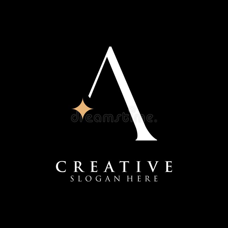 Modern Creative a Logo Design. Icon Initial Based Monogram and Letters ...